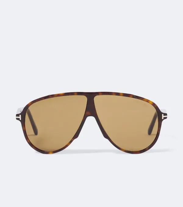 TOM FORD Vladimir Aviator Sunglasses - Brown