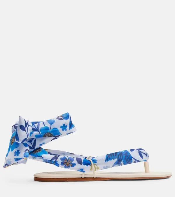 Farm Rio Printed Thong Sandals
