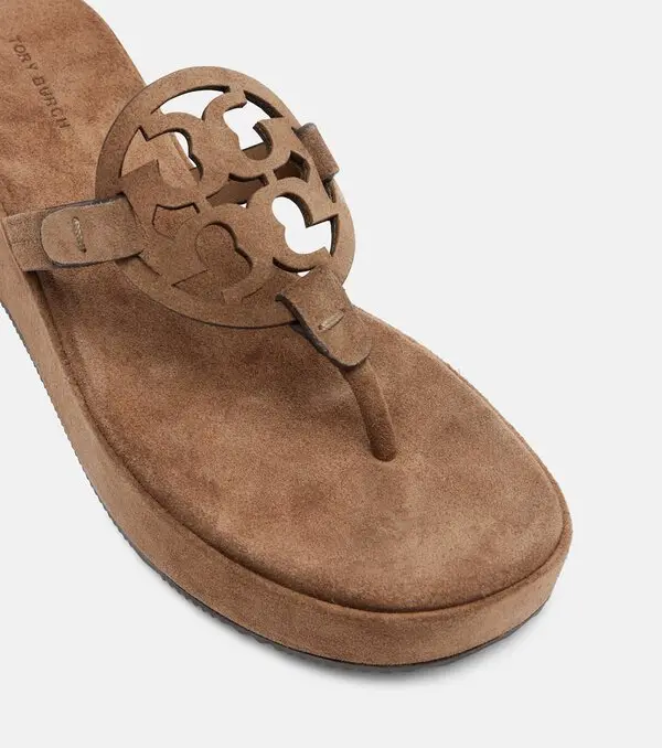 Tory Burch Miller 25 Suede Thong Sandals