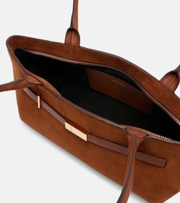 DEMELLIER New York Suede Shoulder Bag - Brown