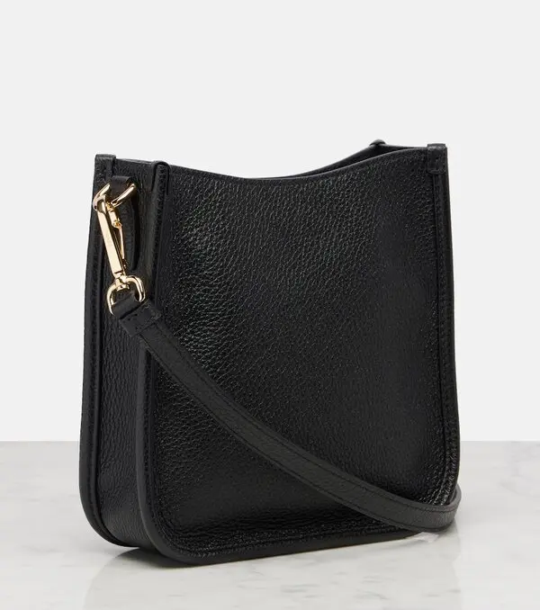 Prada Mini Leather Shoulder Bag - Black