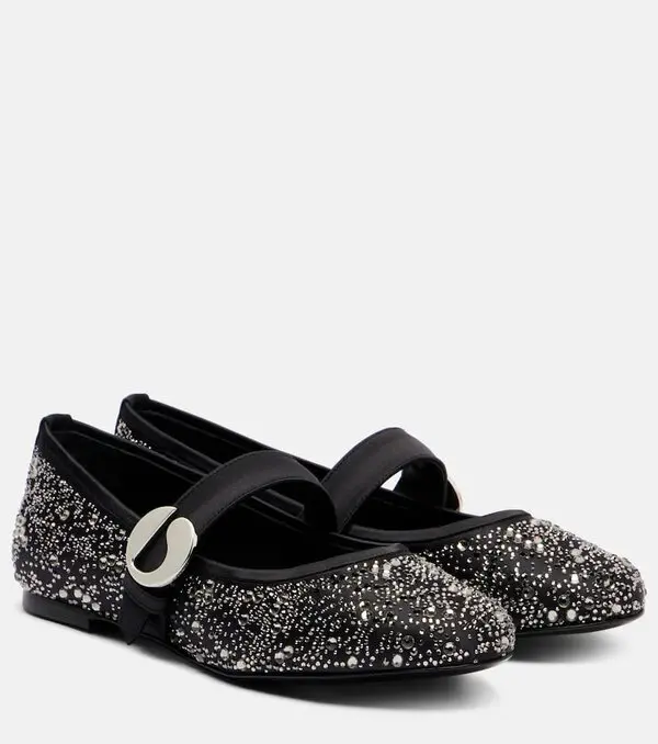 Coperni Embellished Ballerina Flats