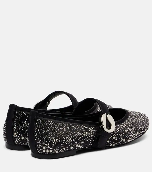 Coperni Embellished Ballerina Flats
