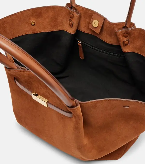 DEMELLIER New York Suede Tote - Brown