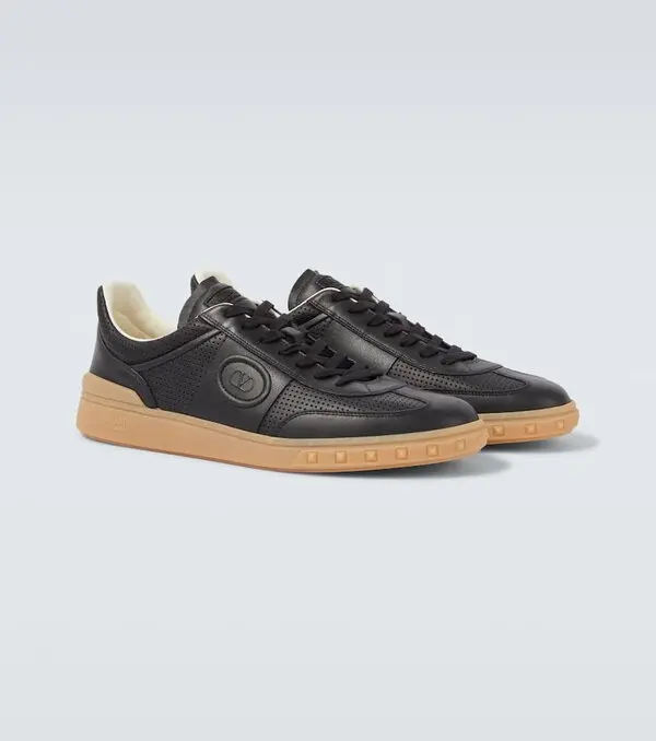 Valentino Garavani Upvillage Leather Sneakers - Black