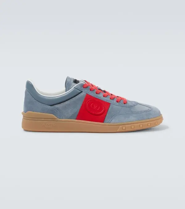 Valentino Garavani Upvillage Leather Sneakers - Grey