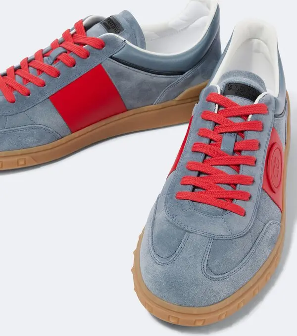 Valentino Garavani Upvillage Leather Sneakers - Grey
