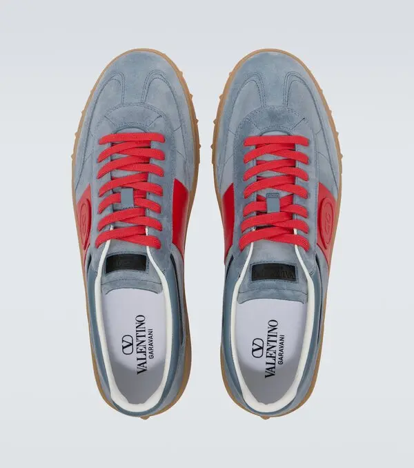 Valentino Garavani Upvillage Leather Sneakers - Grey