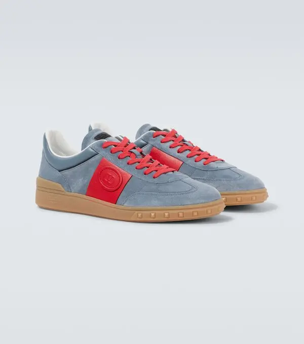 Valentino Garavani Upvillage Leather Sneakers - Grey
