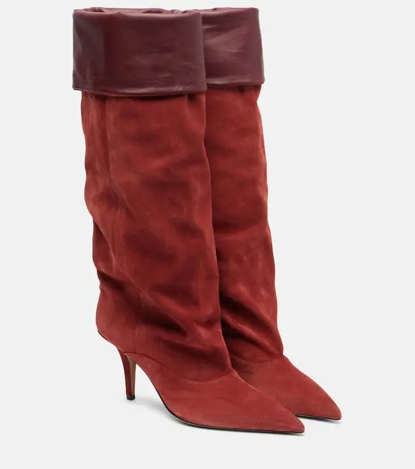 Paris Texas Ines 75 Suede Knee-high Boots