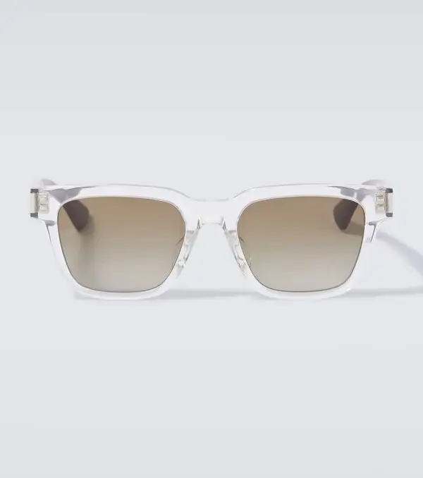 Saint Laurent Sl 790/f Rectangular Sunglasses - Transparent