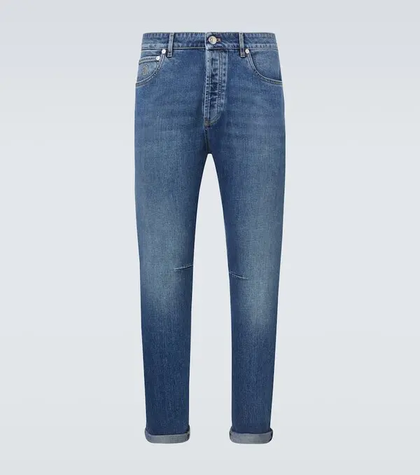 Brunello Cucinelli Mid-rise Slim Jeans