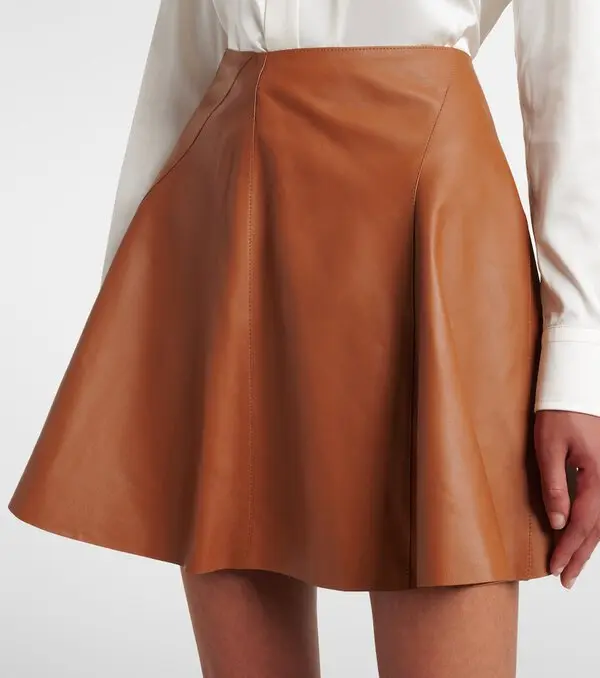 Ralph Lauren Leather Mini Skirt