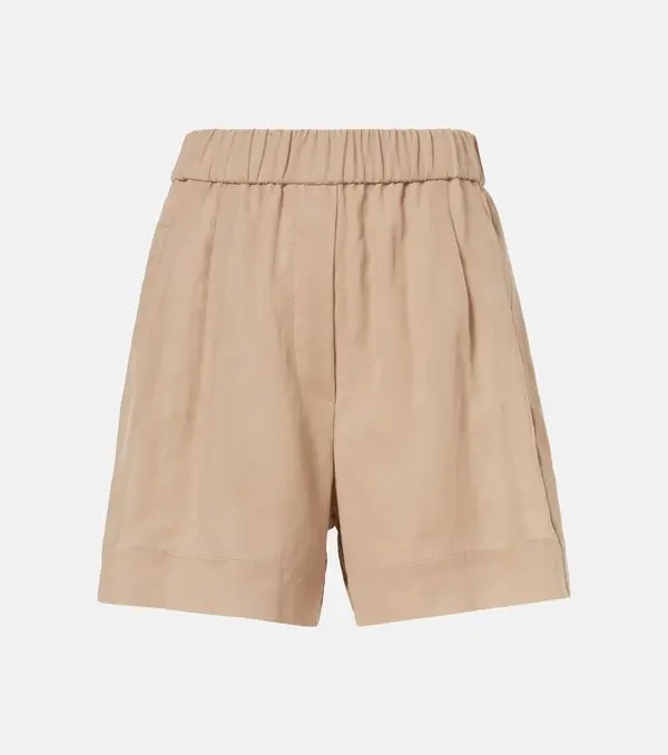 Brunello Cucinelli Cotton Bermuda Shorts - Beige