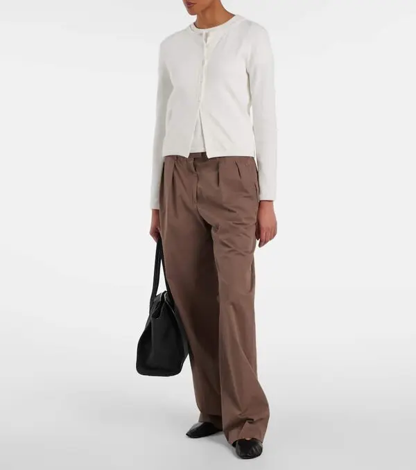 THE ROW Gretas Cotton Cardigan