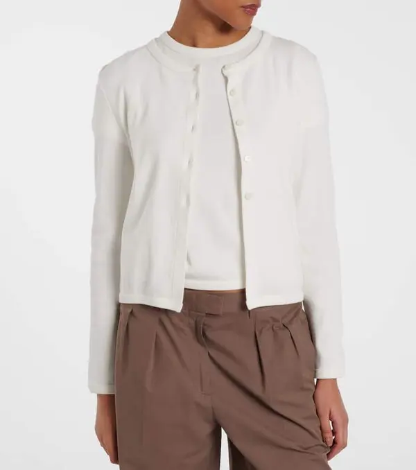 THE ROW Gretas Cotton Cardigan