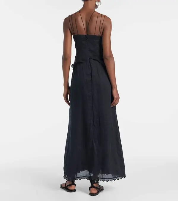 Isabel Marant Étoile Lindy Lace-trimmed Maxi Dress