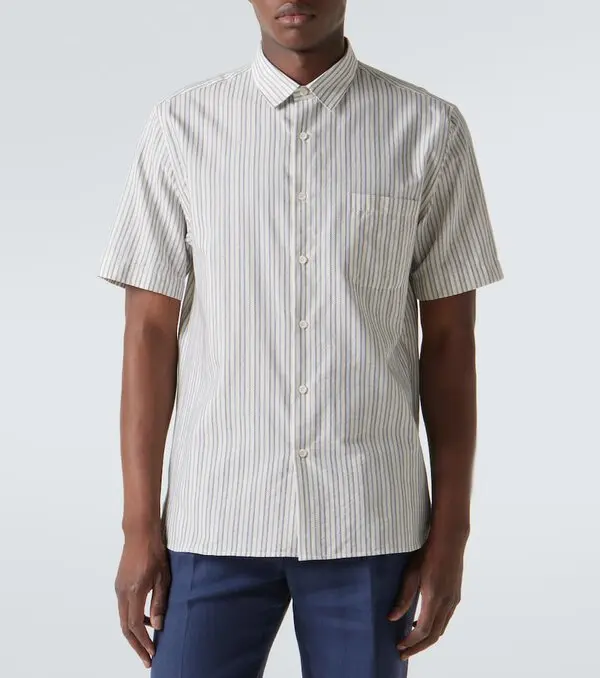Sunspel Striped Cotton Shirt
