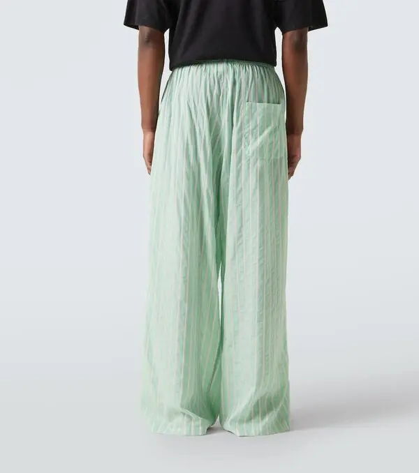 Balenciaga Striped Mid-rise Pajama Pants