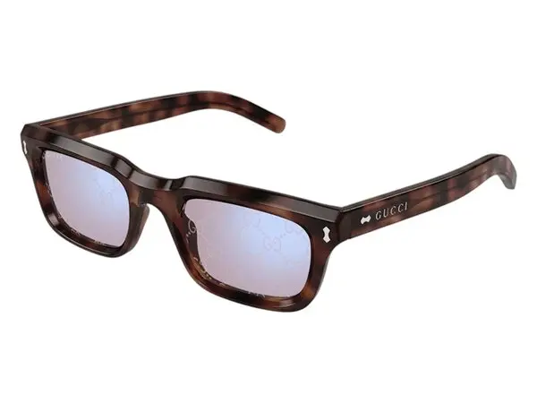 Gucci Rectangle Sunglasses - Havana Violet (gg1524s/005/fr)