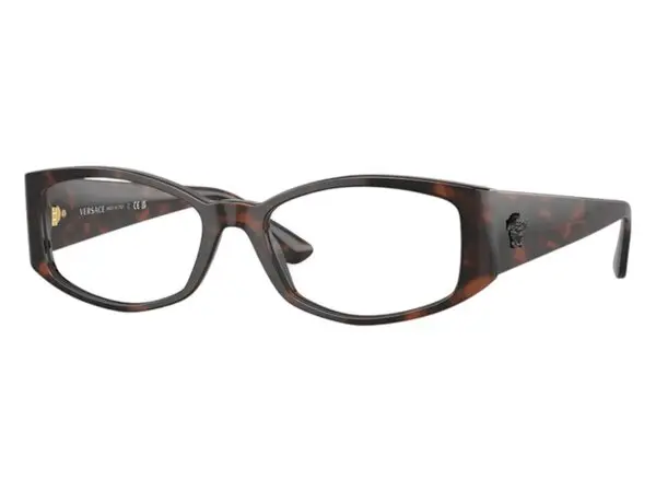 Versace Geometric Eyeglasses - Havana (ve3343 5429)
