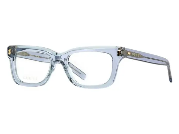 Gucci Square Frame Eyeglasses - Transparent Grey (gg1522o 008)