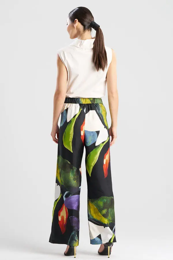 Natori Yoru Silk Twill Pants
