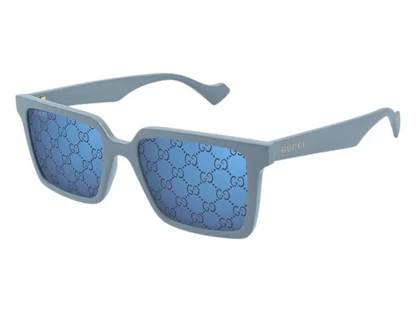 Gucci Square Sunglasses - Shiny Light Blue (gg1540s 003)
