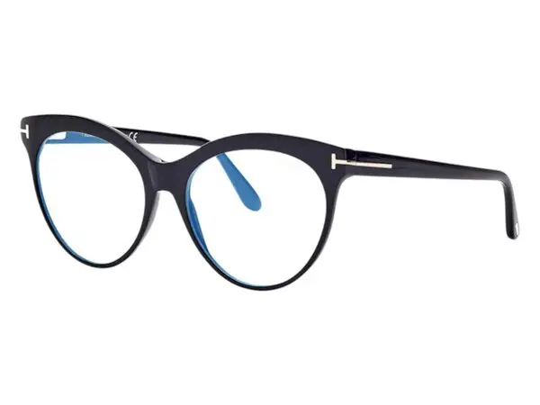 TOM FORD Cat Eye Eyeglasses - Black (ft5827/b 001)