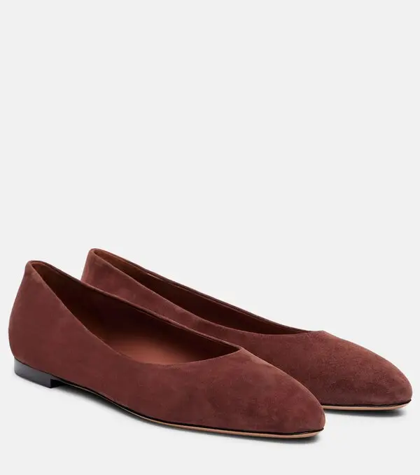 Paris Texas Lavinia Suede Ballet Flats