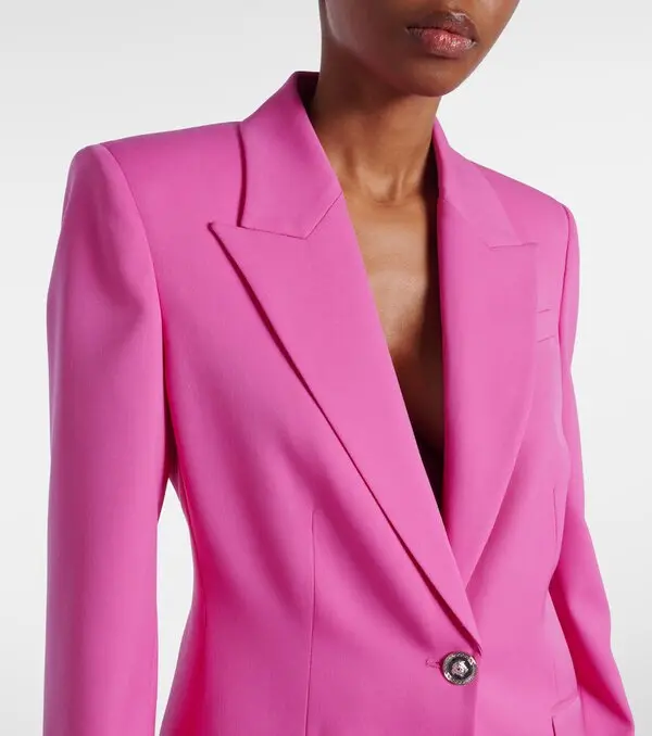 Versace Medusa Wool Blazer - Pink