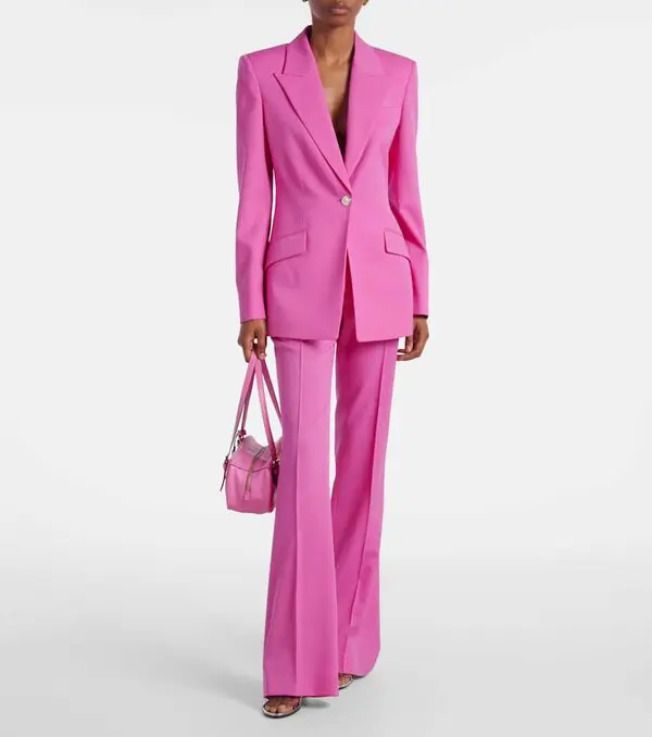 Versace Medusa Wool Blazer - Pink