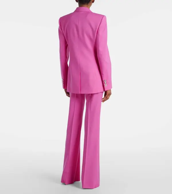 Versace Medusa Wool Blazer - Pink