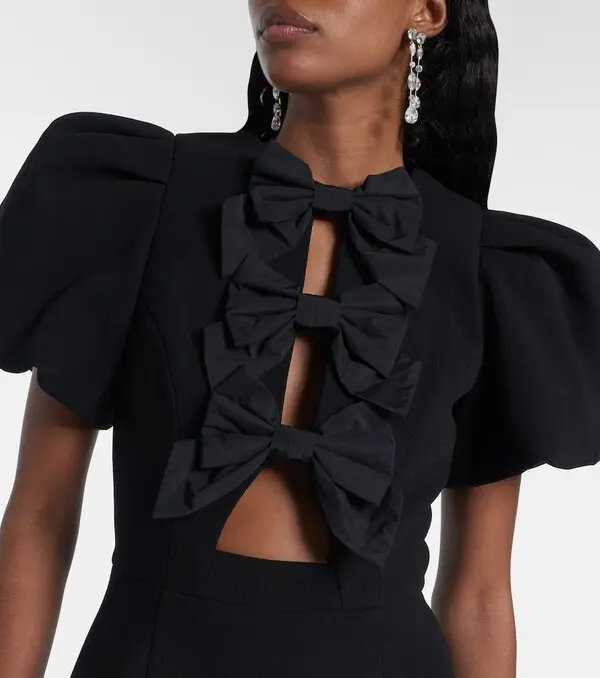 Rebecca Vallance Kaylee Bow-detail Minidress