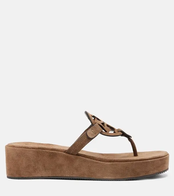 Tory Burch Miller 25 Suede Thong Sandals