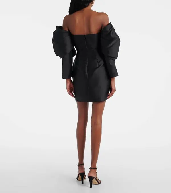 Solace London Freja Satin Mini Dress