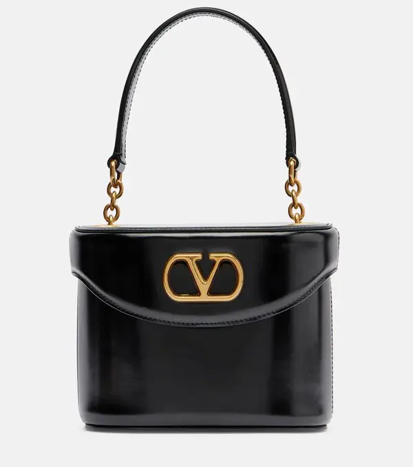 Valentino Garavani Vain Vlogo Leather Vanity Bag