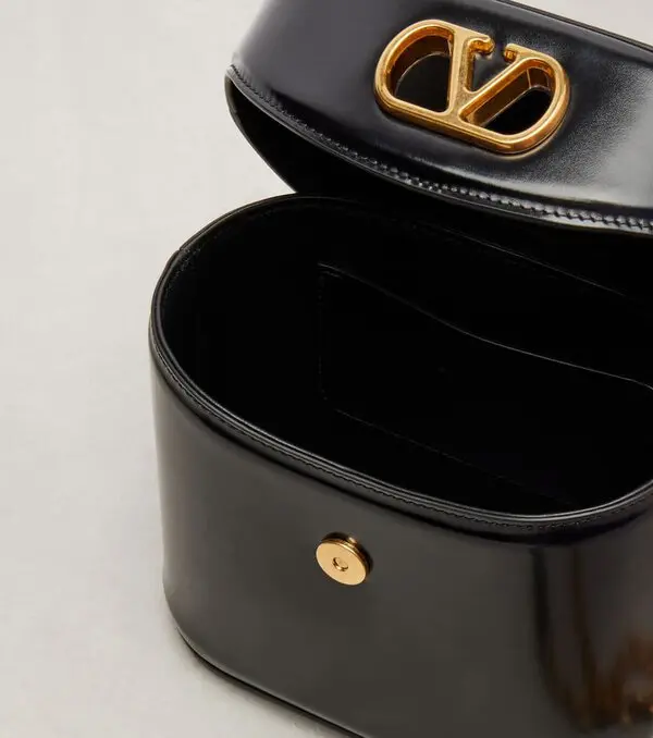 Valentino Garavani Vain Vlogo Leather Vanity Bag