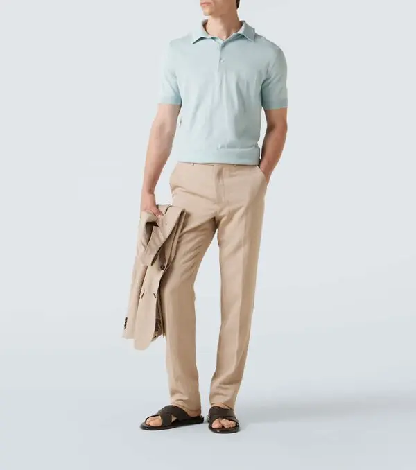 Zegna Leather Sandals