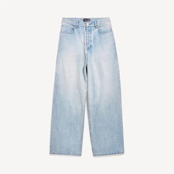 Balenciaga Japanese Denim Wide-leg Trousers