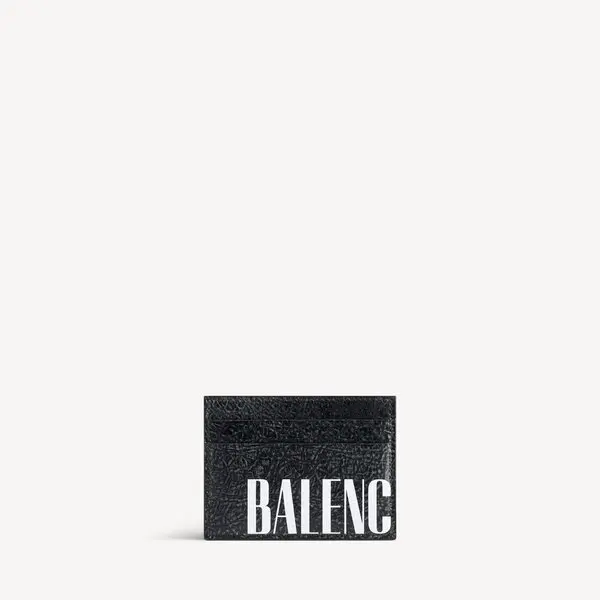 Balenciaga Editor Card Holder - Black