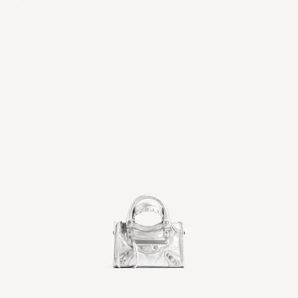 Balenciaga Le City Bag Nano - Silver