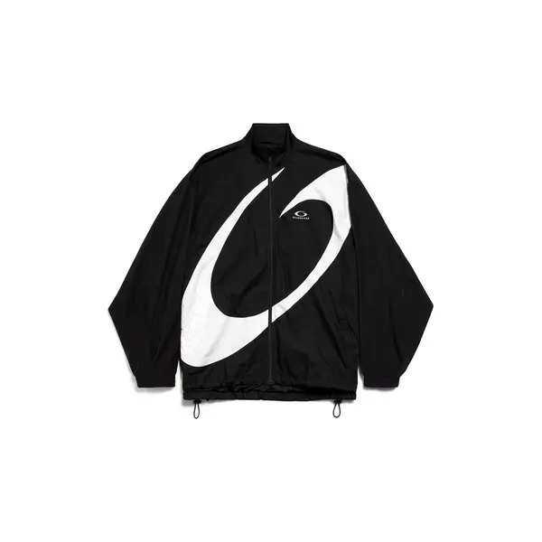 Balenciaga Loop Sports Icon Tracksuit Jacket - Black | Editorialist