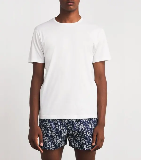 Sunspel Cotton Sea Island T-shirt - White