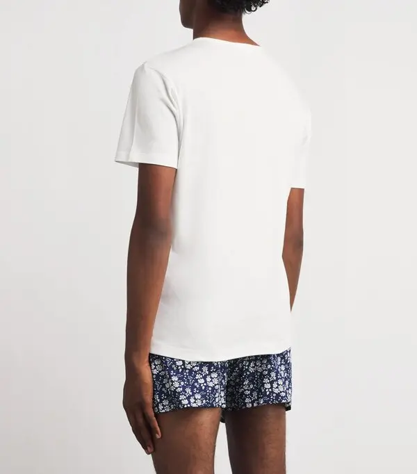 Sunspel Cotton Sea Island T-shirt - White