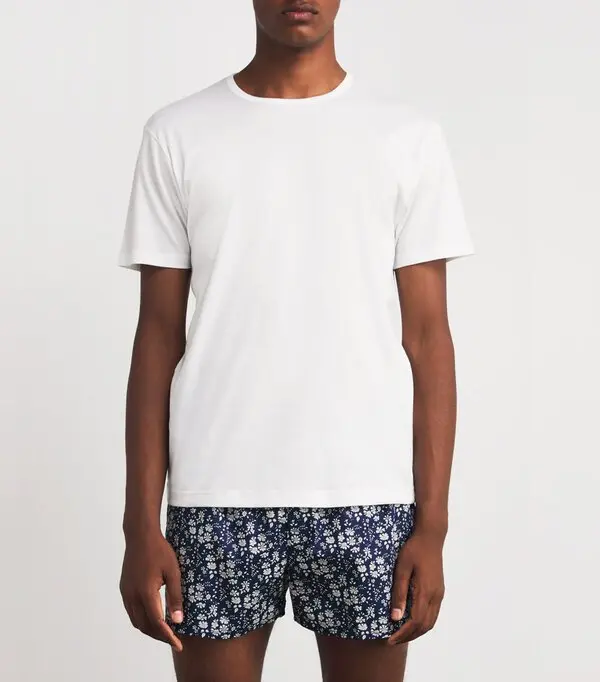Sunspel Cotton Sea Island T-shirt - White