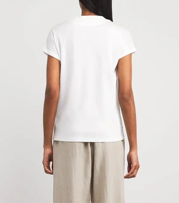 Eleventy Pocket-detail T-shirt - White