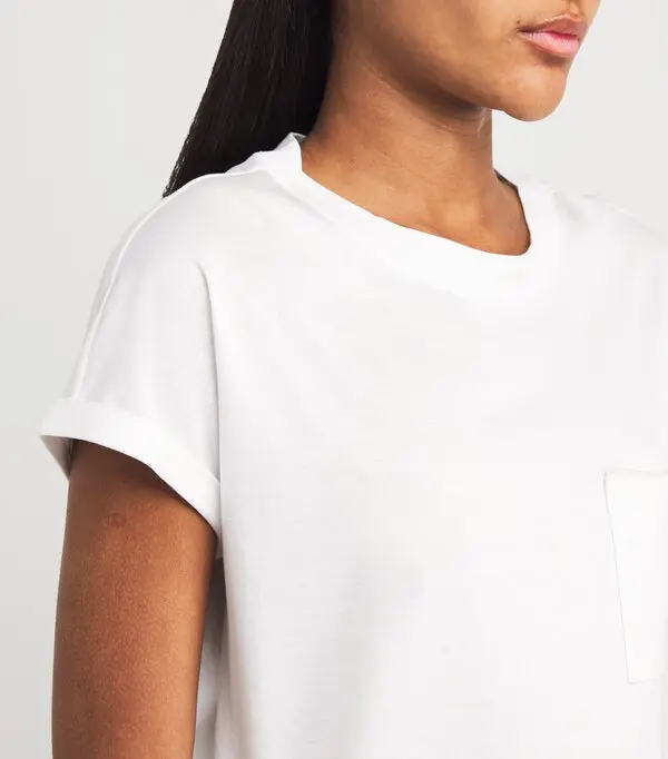 Eleventy Pocket-detail T-shirt - White