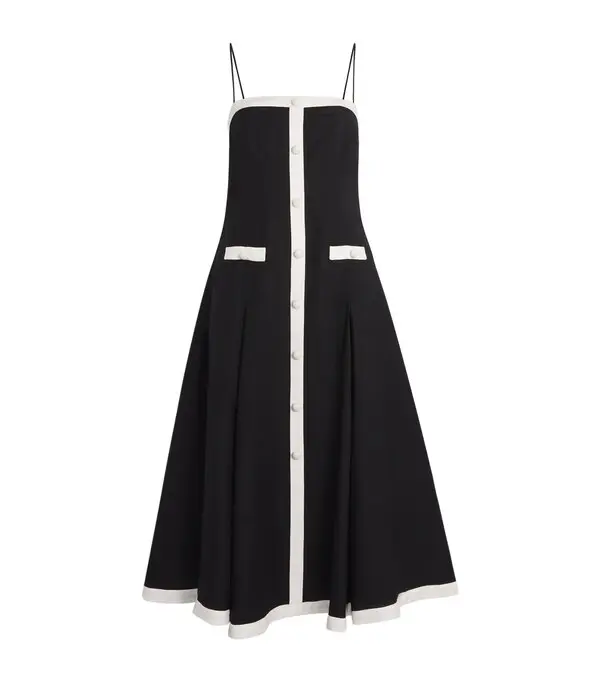 Simkhai Linen-blend Cordelia Midi Dress
