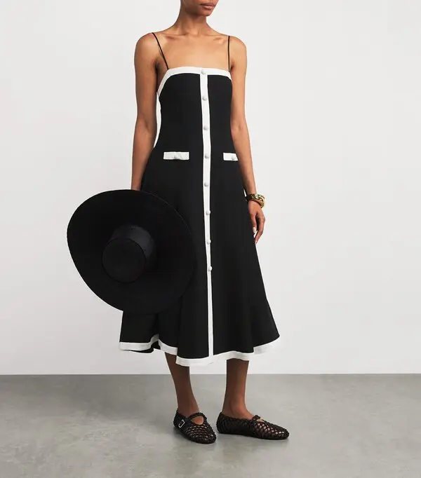 Simkhai Linen-blend Cordelia Midi Dress